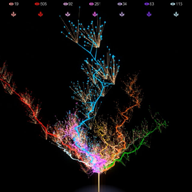 Big Forest - big data 3d visualization